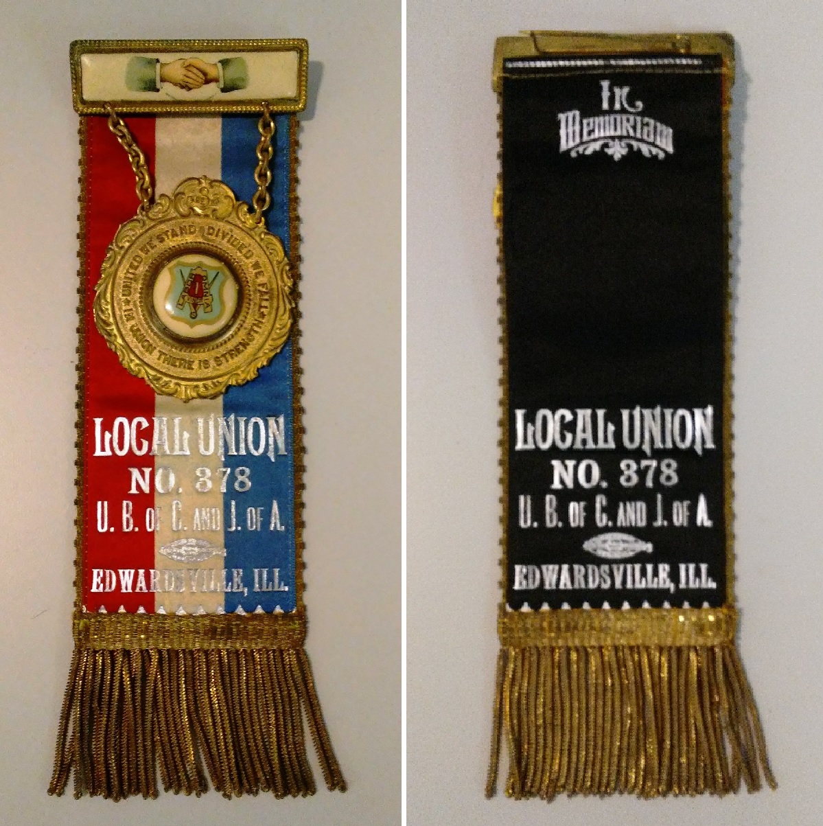 UBCJA ribbon – Madison County Historical Society